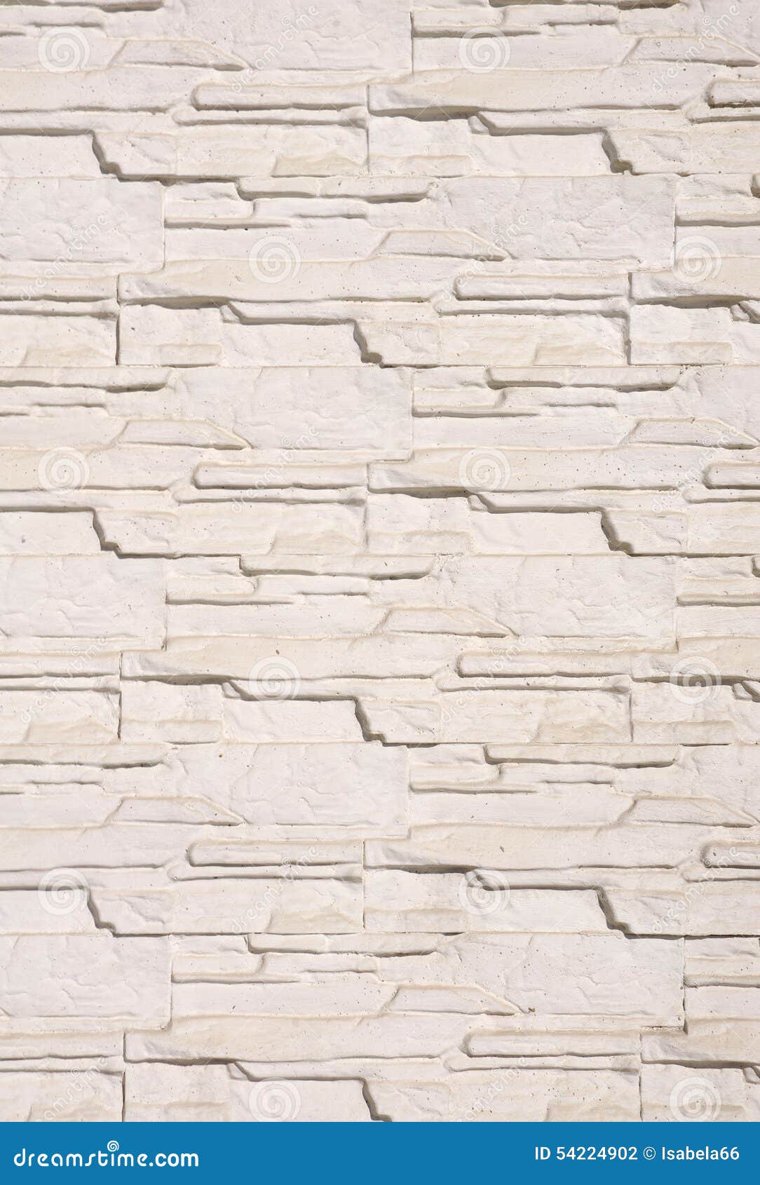 White Cladding Wall Made Of Stoneware With Interlocking Tiles Royalty ...