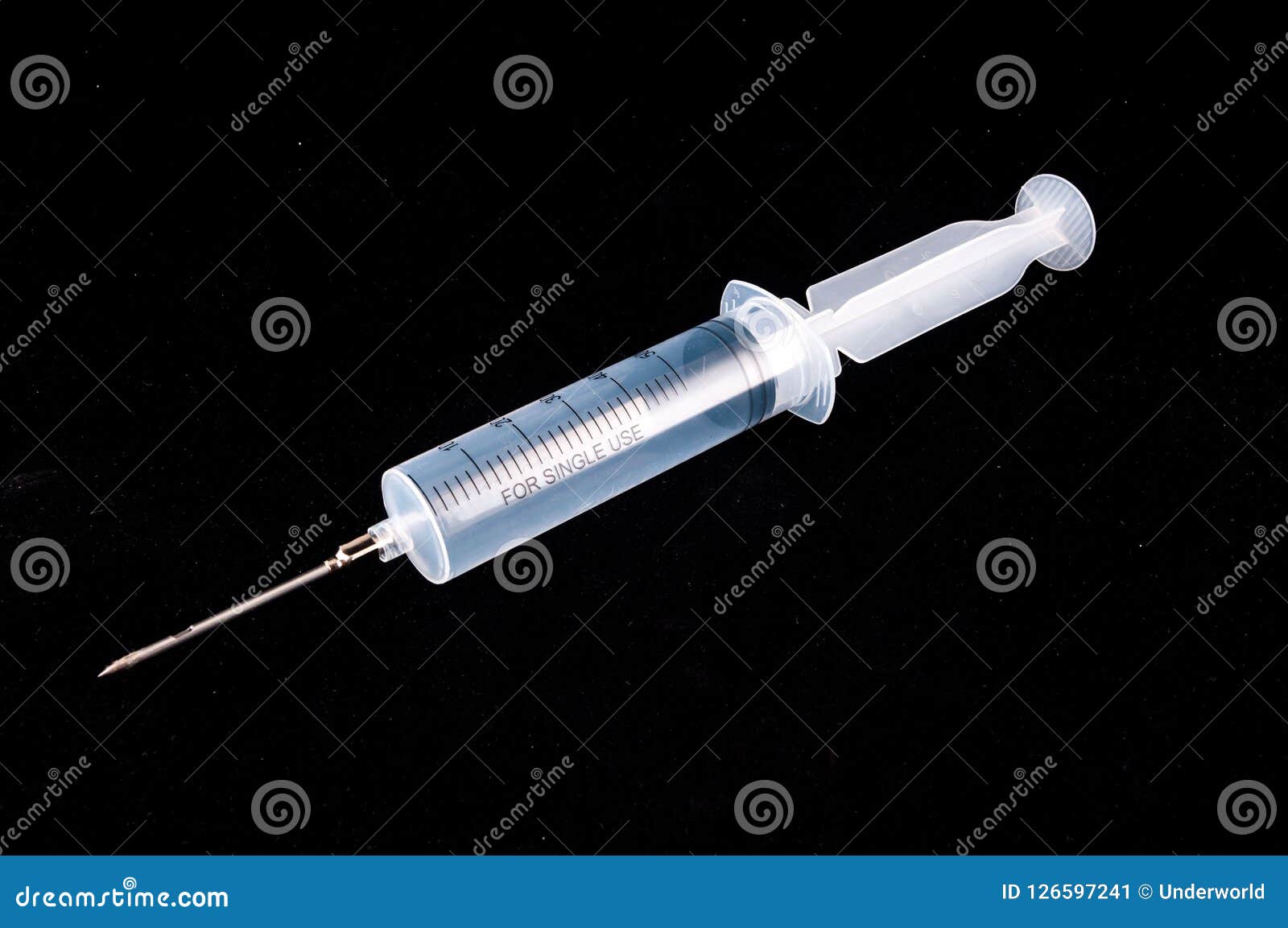 White Classic Syringe stock image. Image of isolated - 126597241