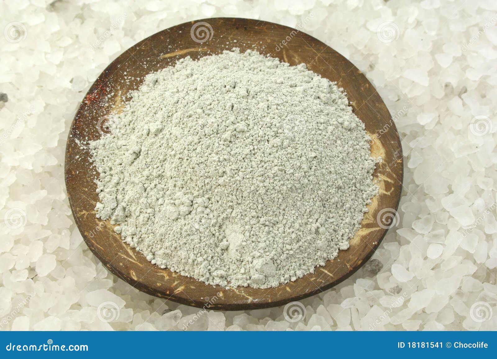 White clay stock image. Image of healthy, organic, mineral - 18181541