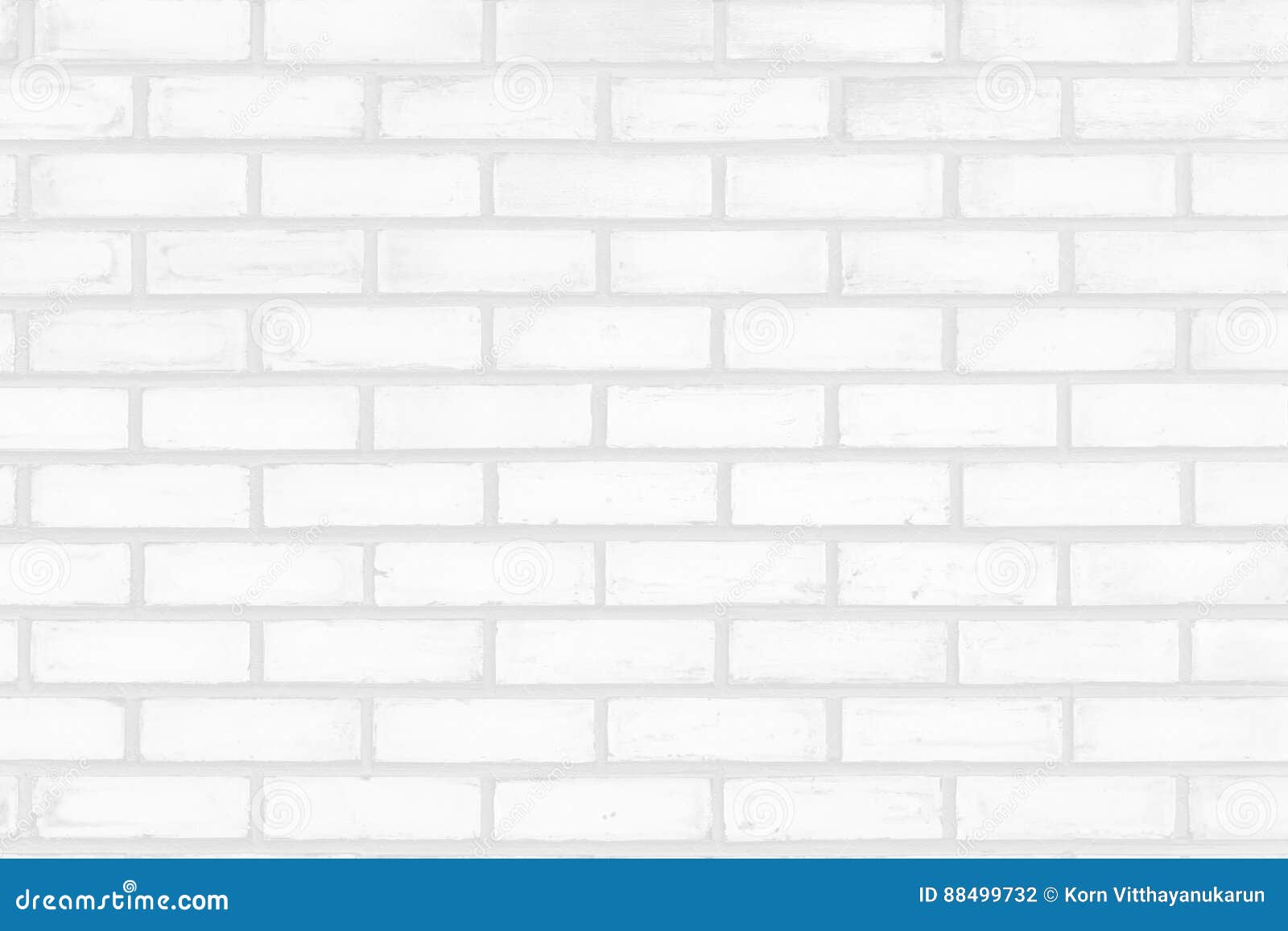 White Clean Brick Wall for Background. Stock Photo - Image of floor ...