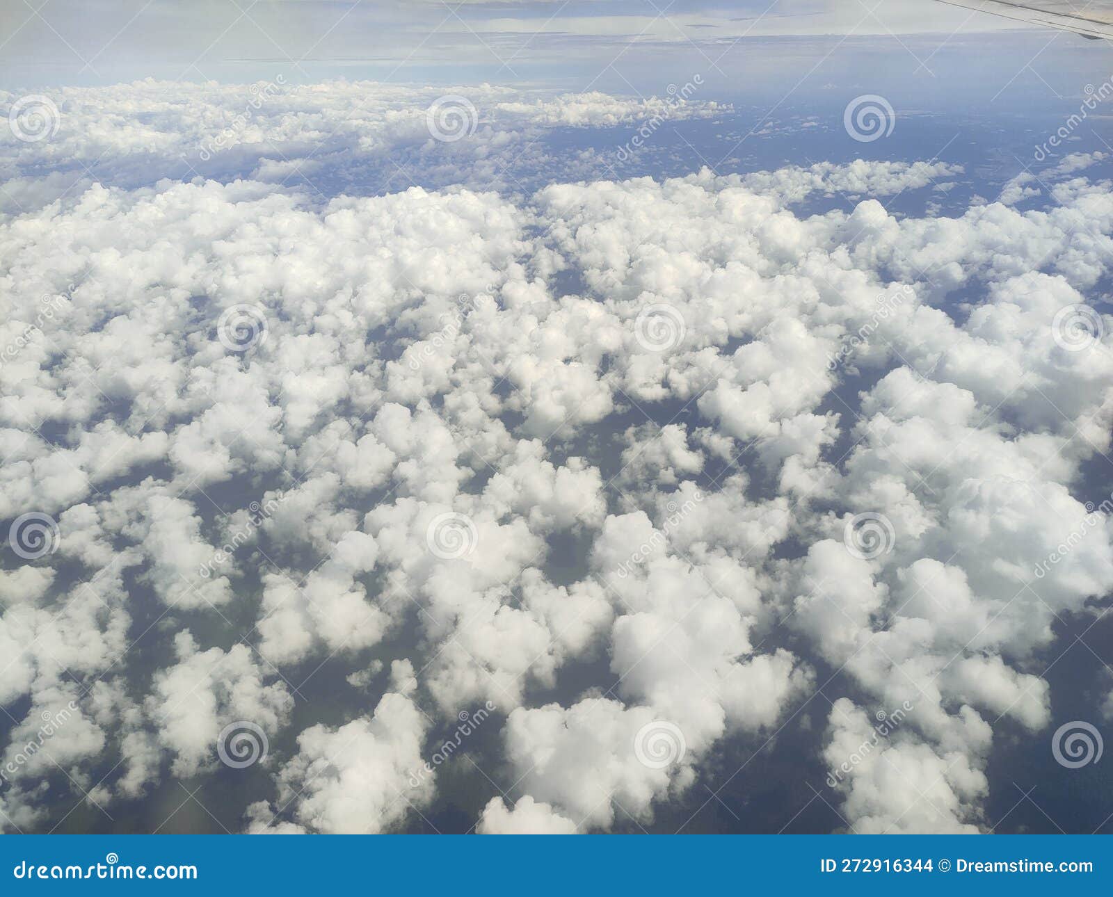 White Clean Clouds Seen from Plane Stock Photo - Image of nature, views ...