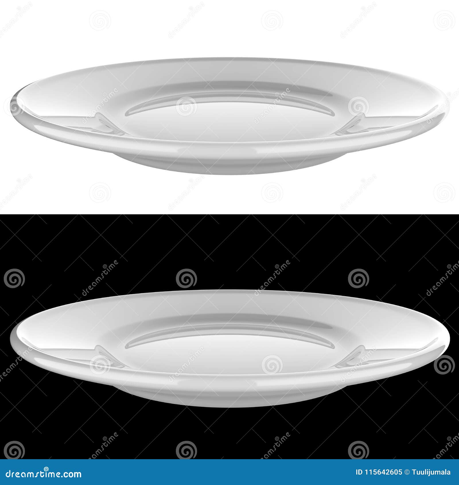 Dinner Plate Side View