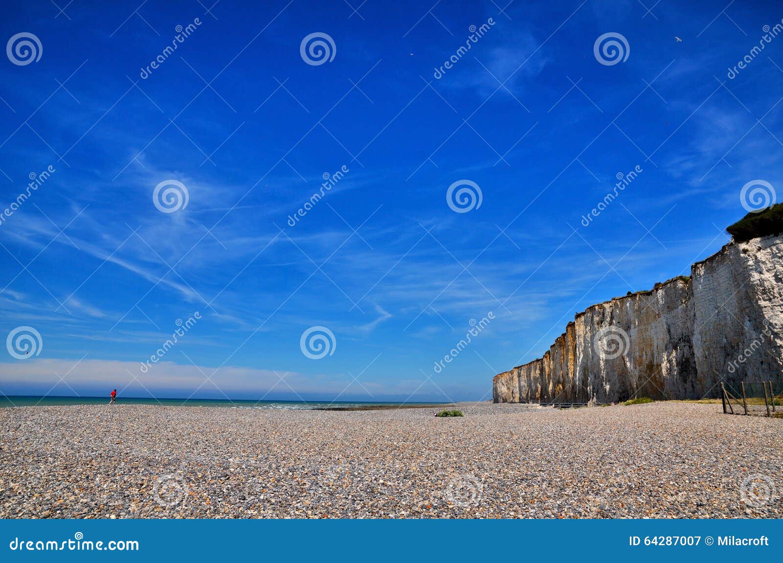 White cliff in Normandy stock image. Image of holiday - 64287007
