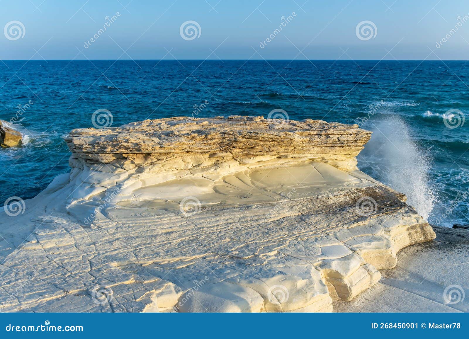 White Cliffs Beach on the Island Stock Image - Image of resort, nature ...
