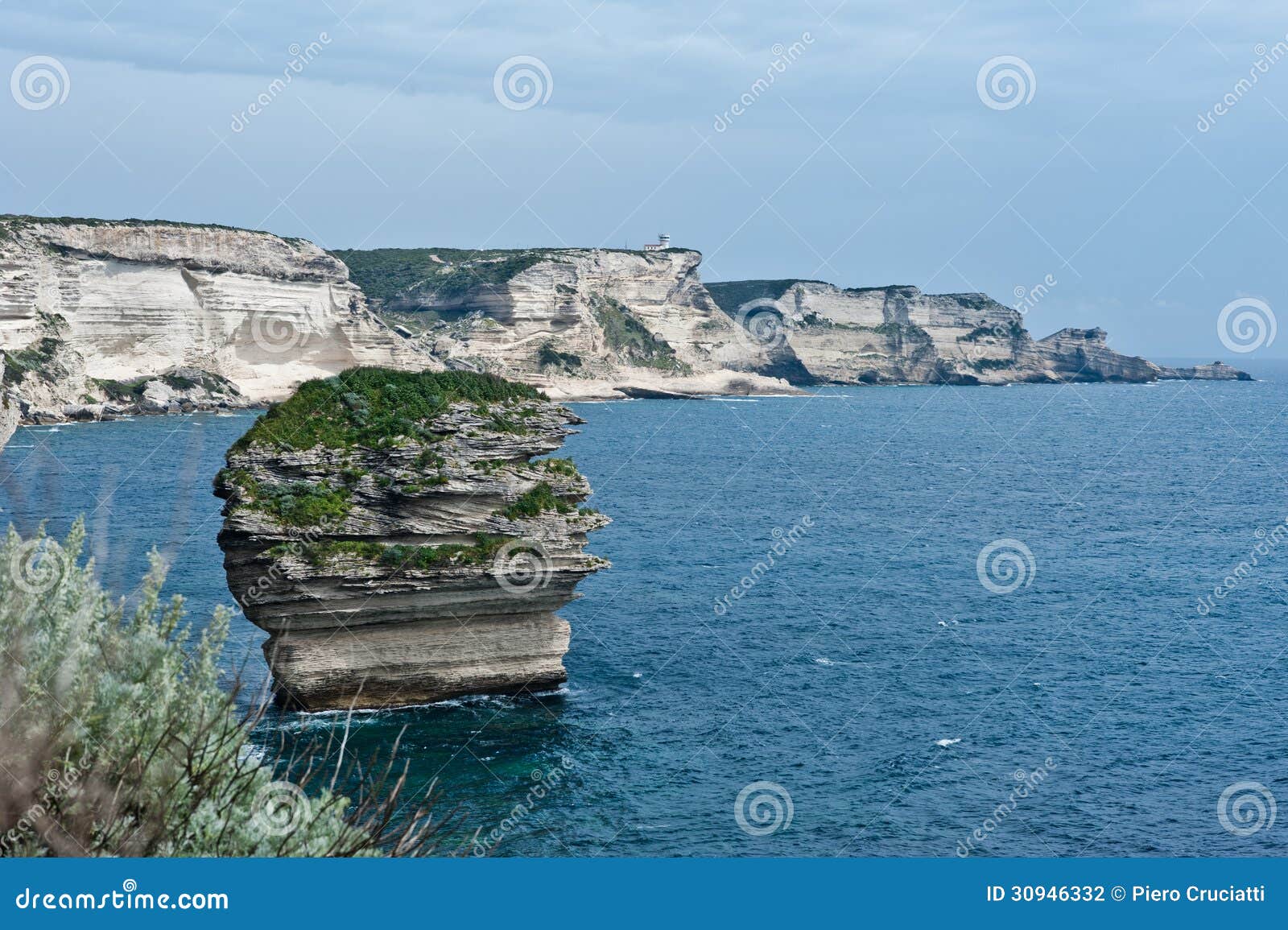 The White Cliffs of Bonifacio Stock Photo - Image of quiet, nature ...