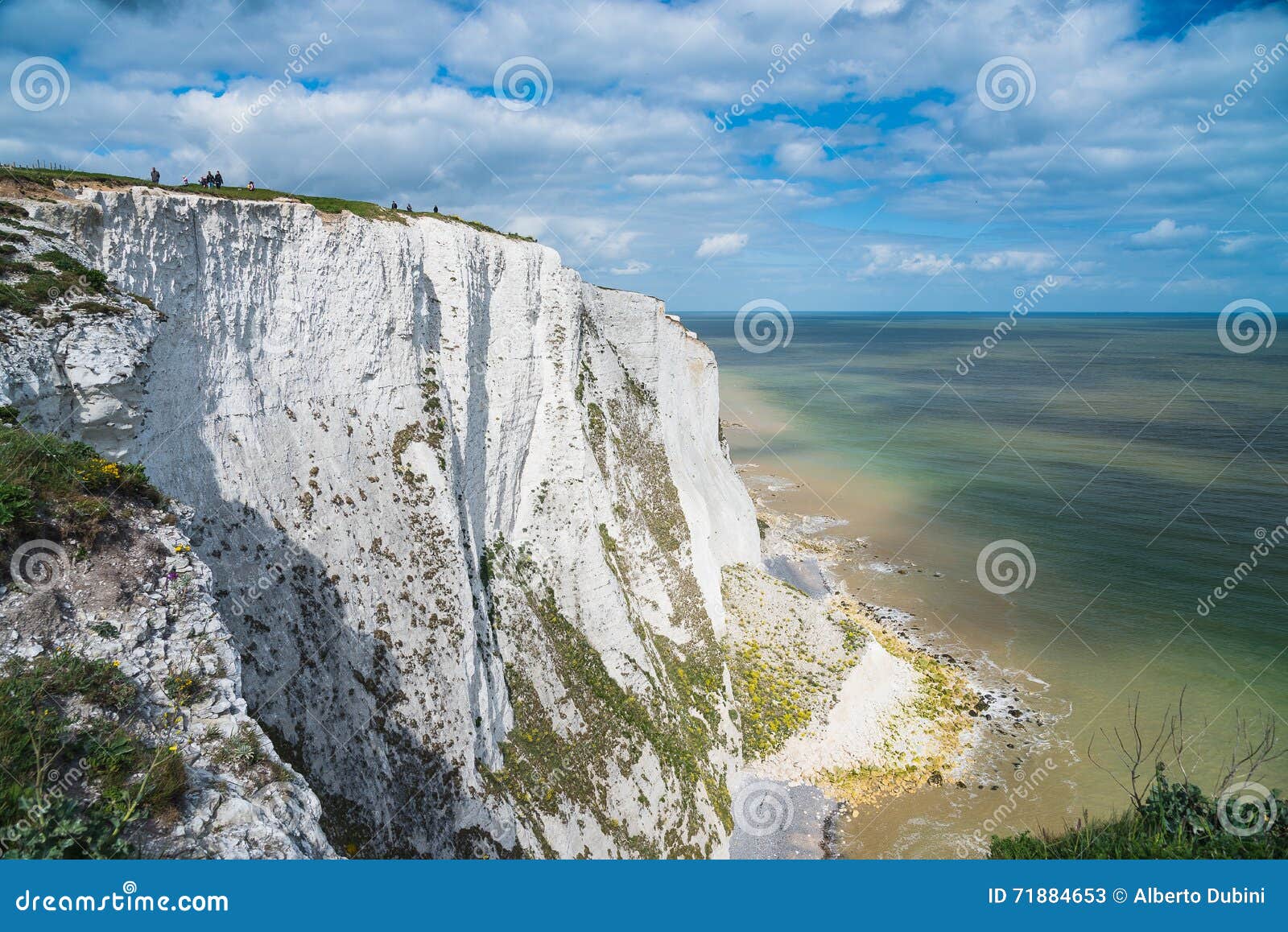 White Cliffs of Dover stock image. Image of england, head - 71884653