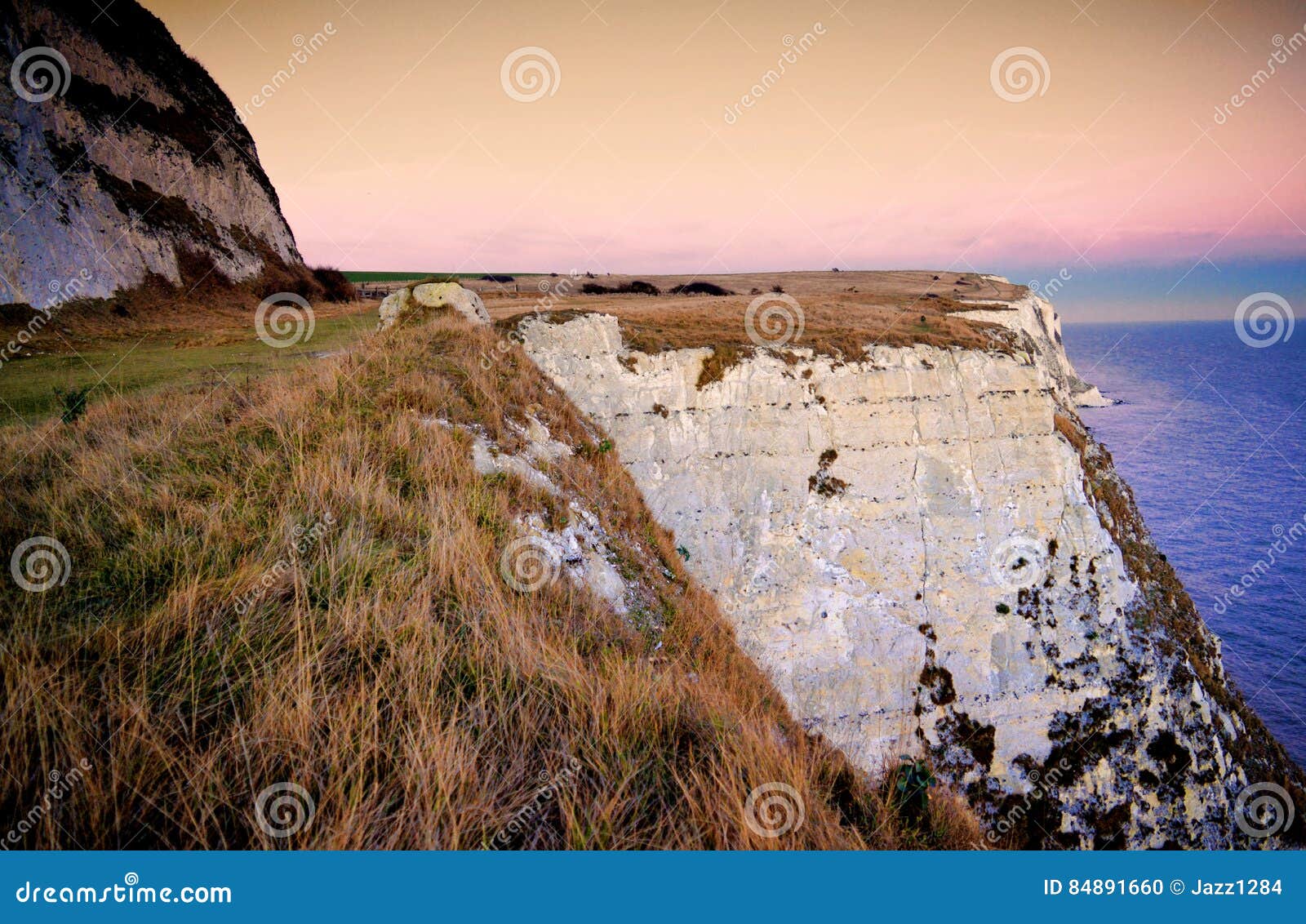 White Cliffs of Dover stock photo. Image of cliffs, depicts - 84891660