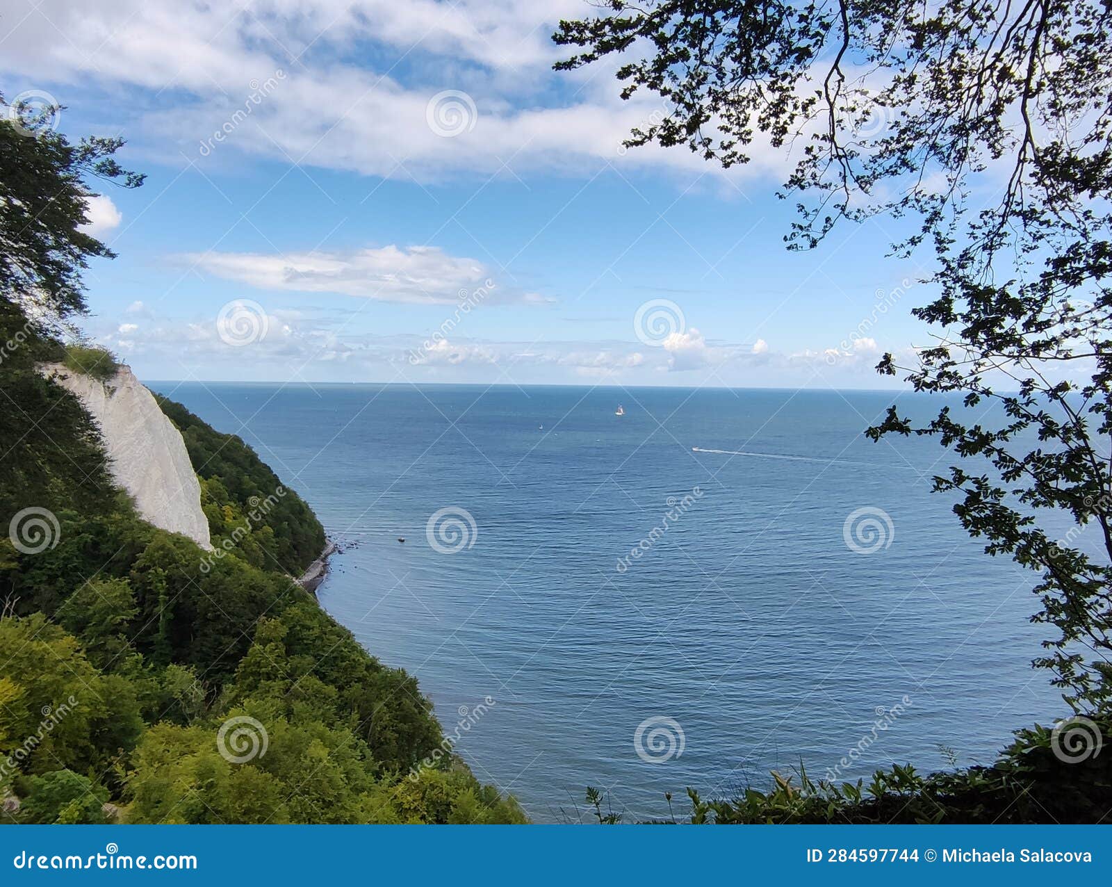 White Cliffs in Jasmund National Park in Rugen Stock Photo - Image of ...