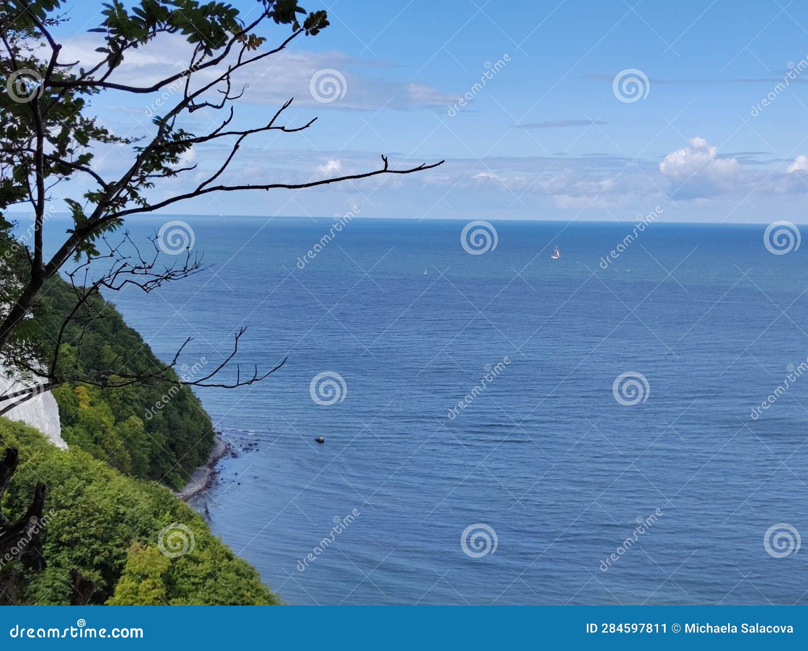 White Cliffs in Jasmund National Park in Rugen Stock Image - Image of ...