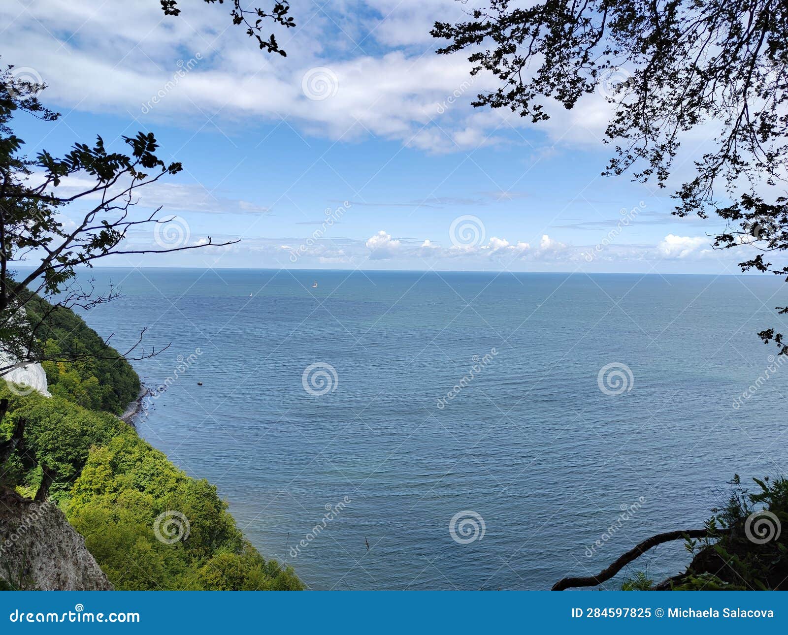 White Cliffs in Jasmund National Park in Rugen Stock Image - Image of ...