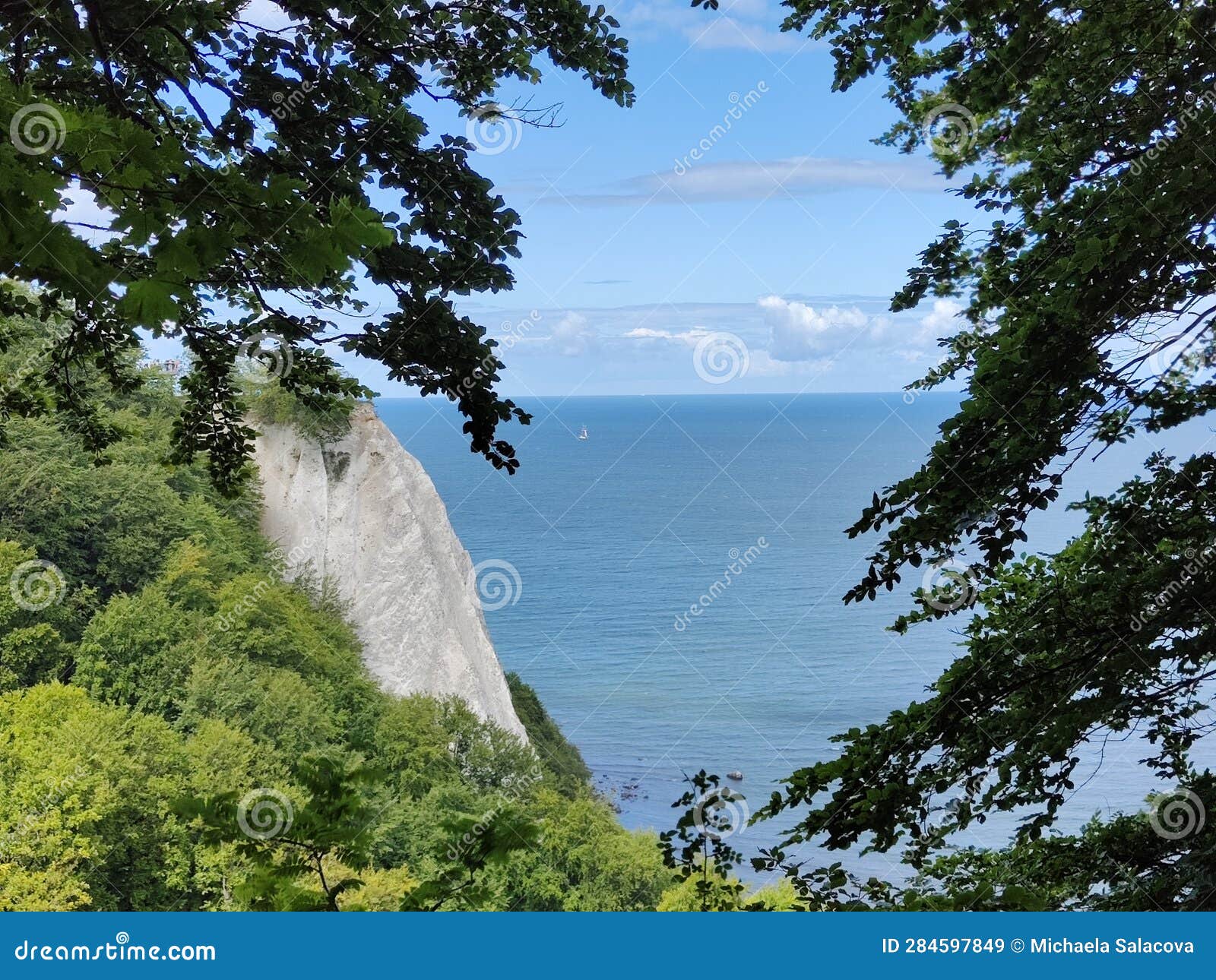 White Cliffs in Jasmund National Park in Rugen Stock Image - Image of ...