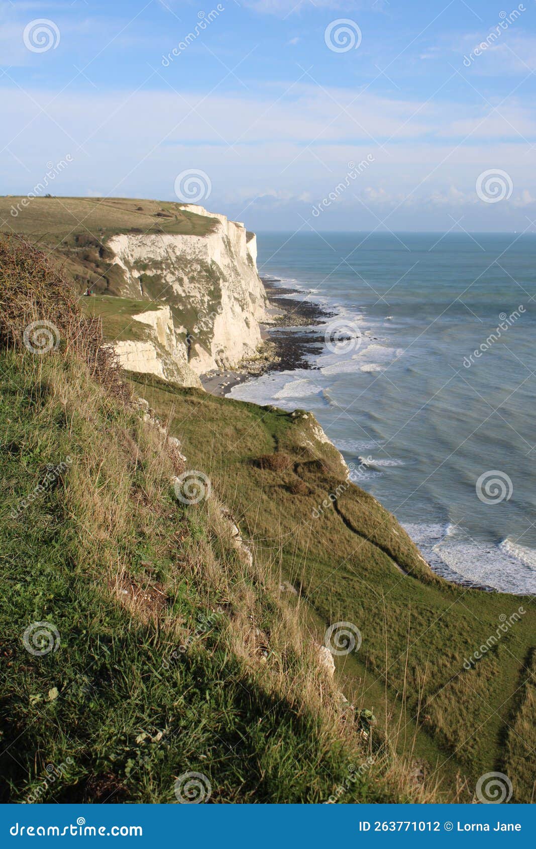 White Cliffs Port of Dover, Kent, England, Uk Stock Photo - Image of ...