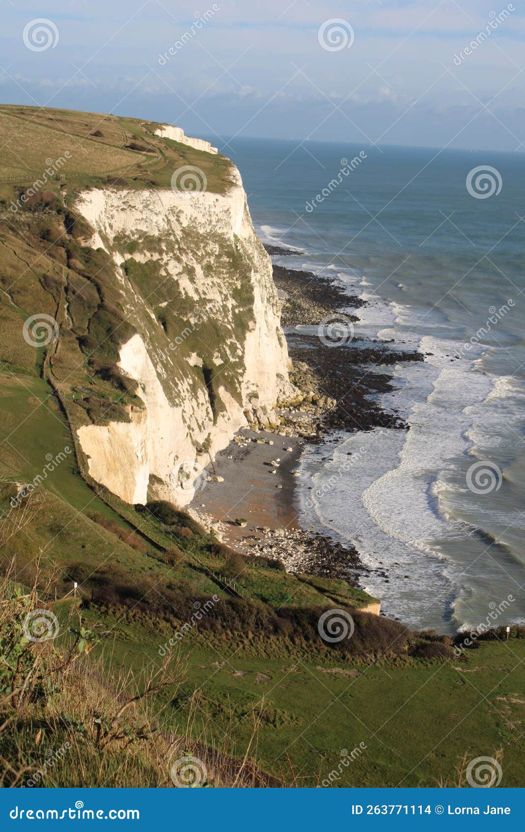 White Cliffs Port of Dover, Kent, England, Uk Stock Photo - Image of ...