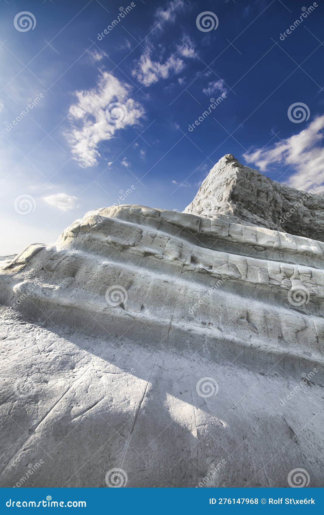 The White Cliffs of Scala Turchi, Sicily Stock Photo - Image of ...
