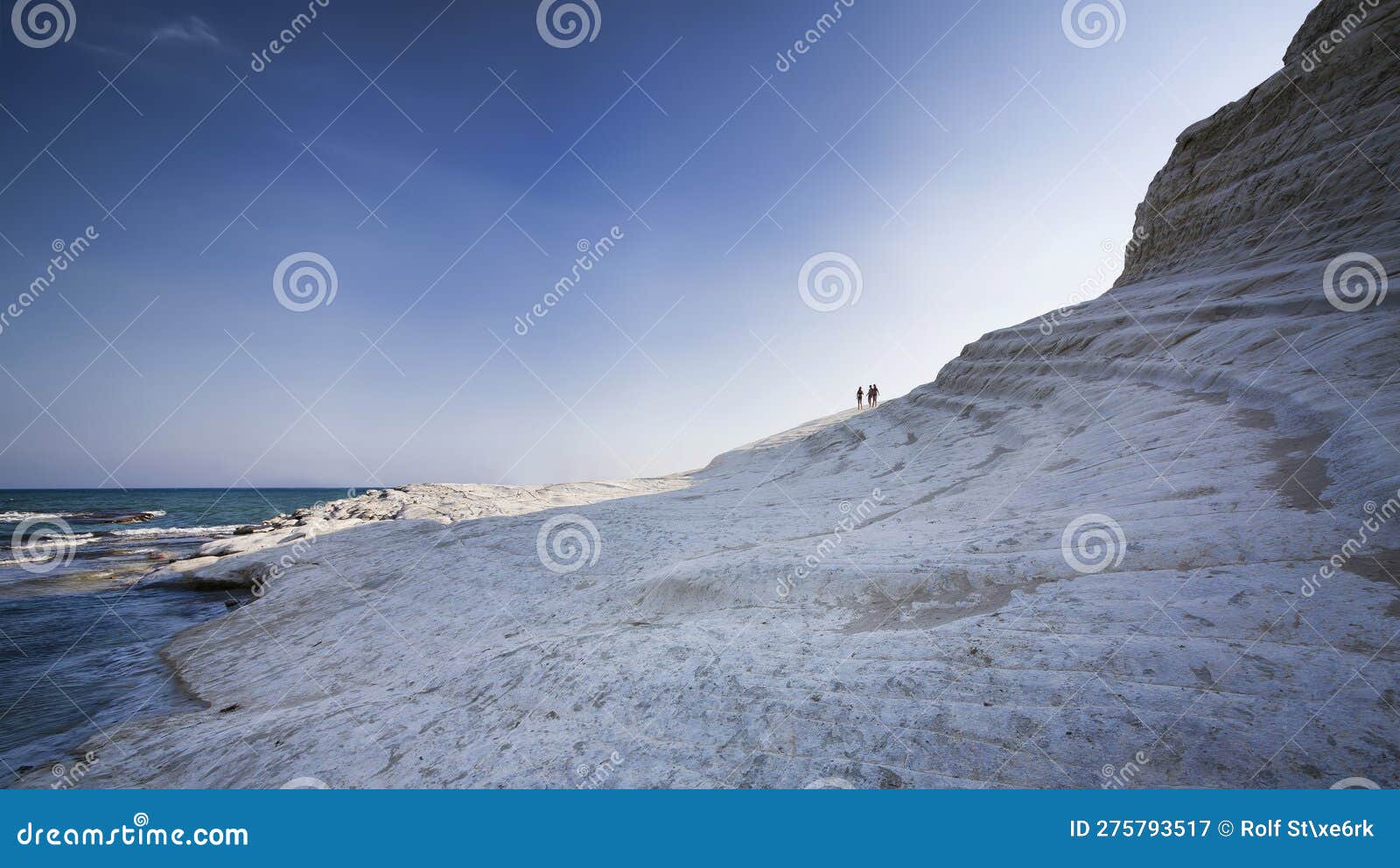 The White Cliffs of Scala Turchi, Sicily Stock Image - Image of travel ...