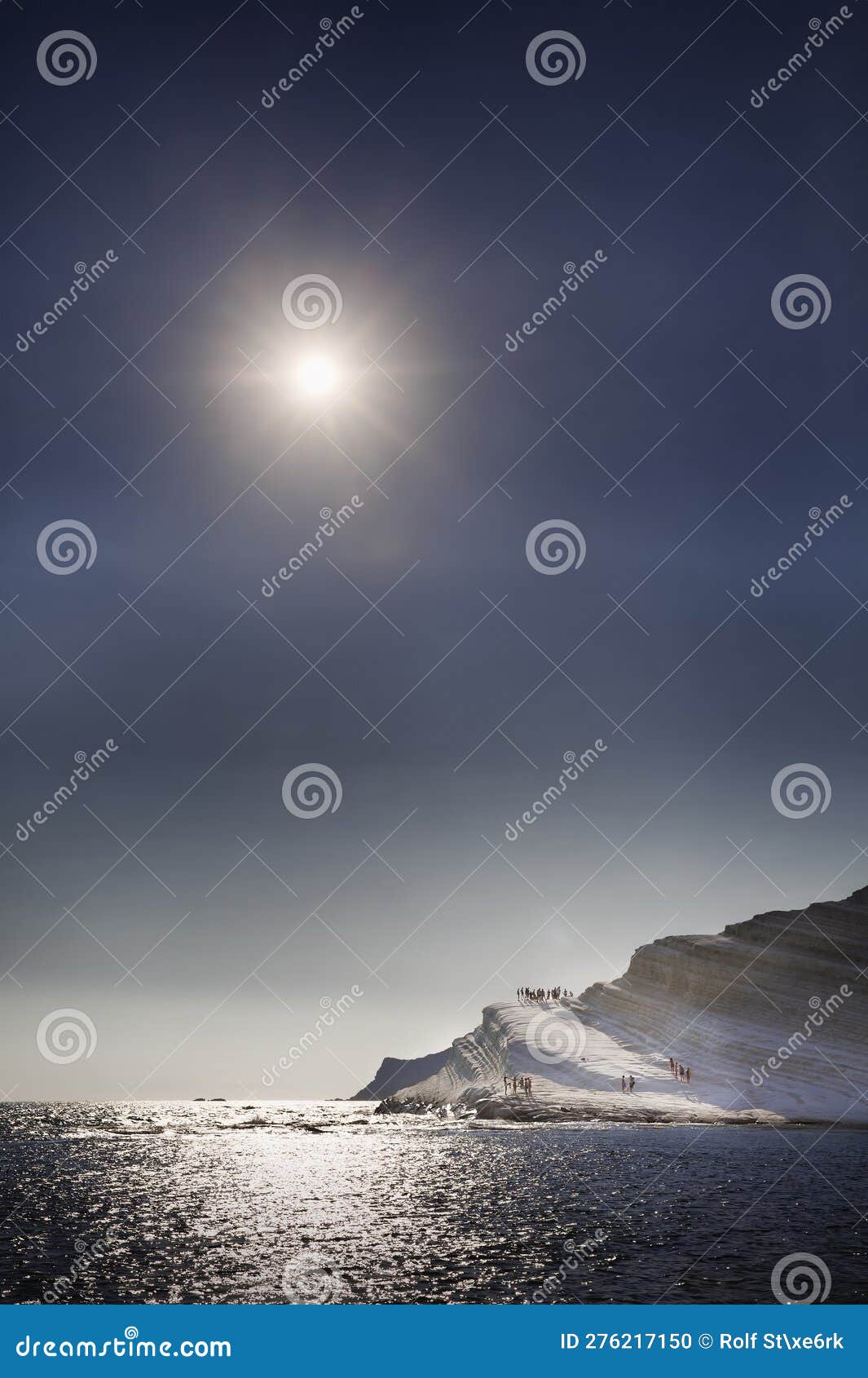 The White Cliffs of Scala Turchi, Sicily Stock Photo - Image of travel ...