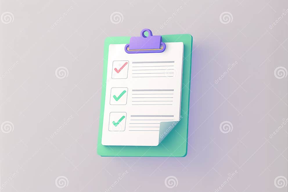 White Clipboard Task Management Todo Check List, Efficient Work on ...