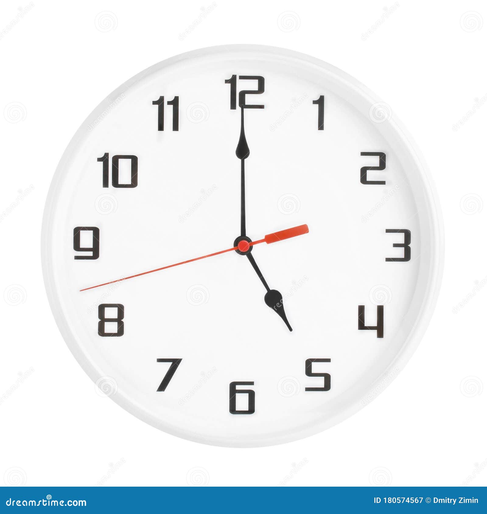 5 To 12 Clock Clipart