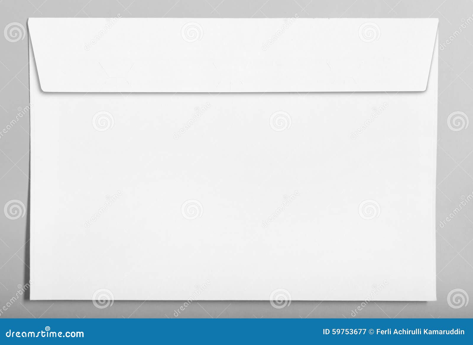 Blank C4 Envelope Mock-up, Blank Template. 3d Render Illustration ...