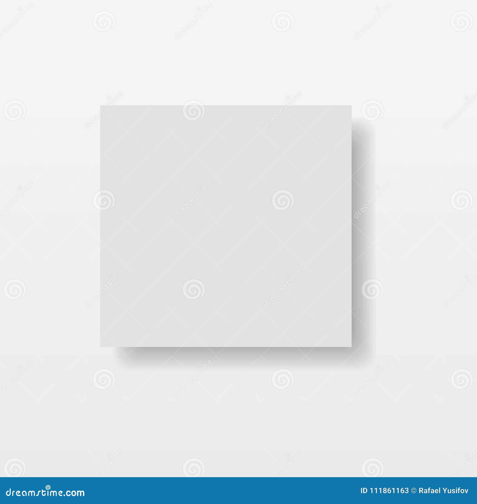 White Closed Box Top View. Vector. Stock Vector - Illustration of ...