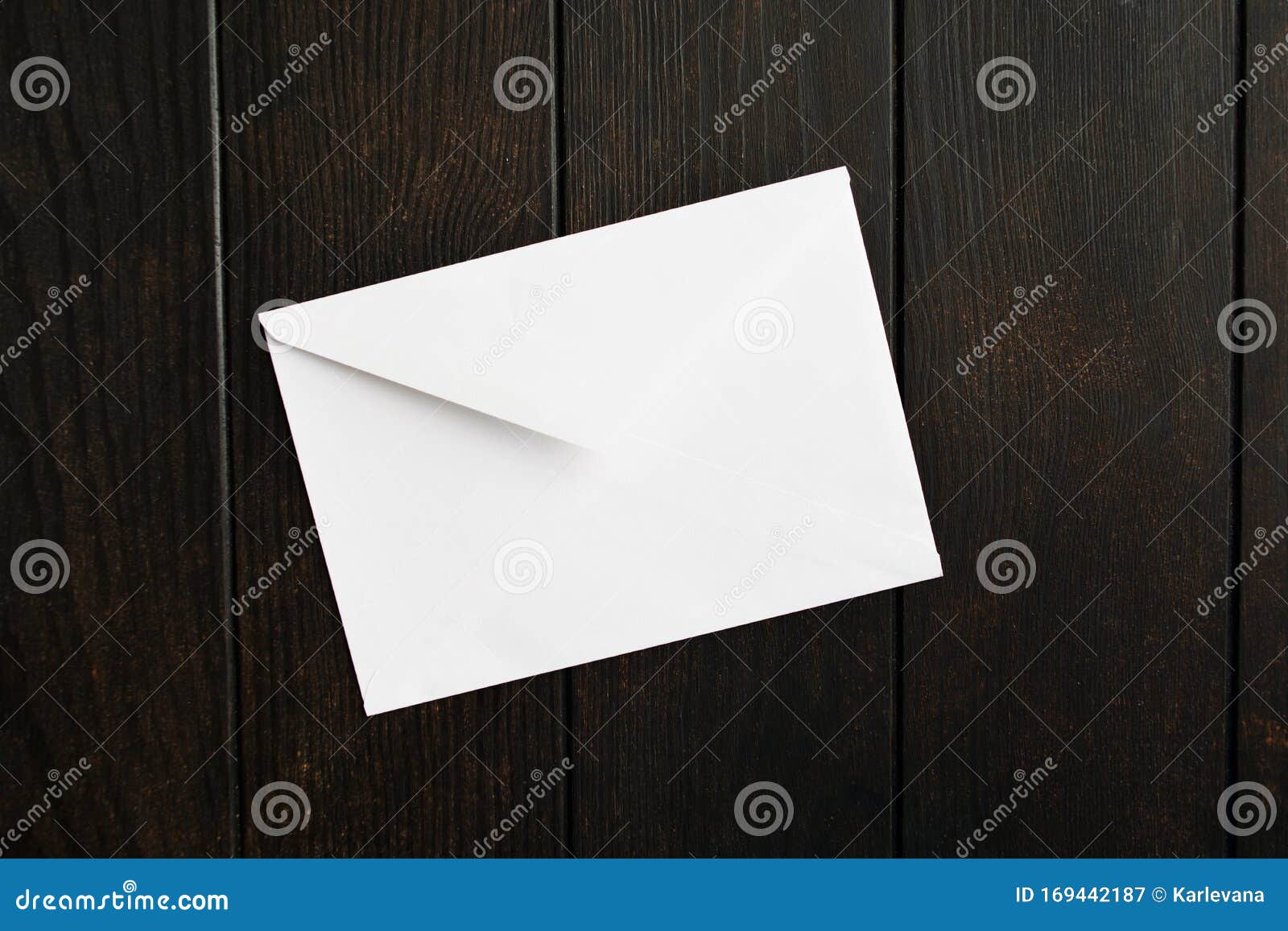 White Closed Envelope. Empty Letter. Paper Mail for Note Stock Image ...