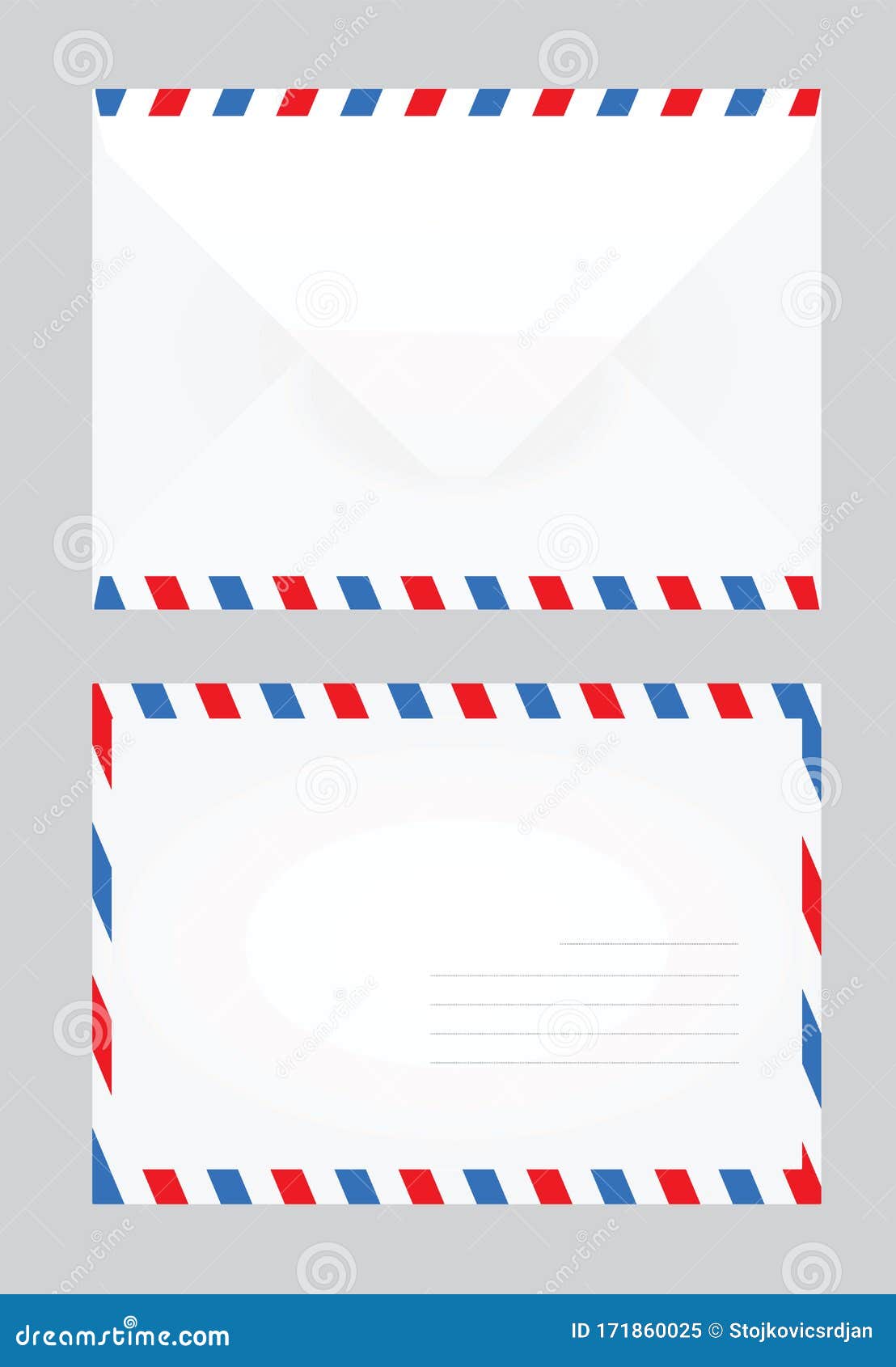 White closed post letter stock vector. Illustration of document - 171860025