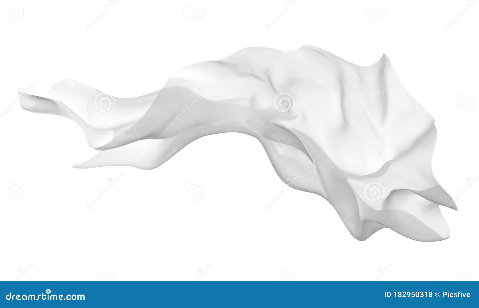 White Cloth Fabric Textile Wind Stock Photo - Image of light ...