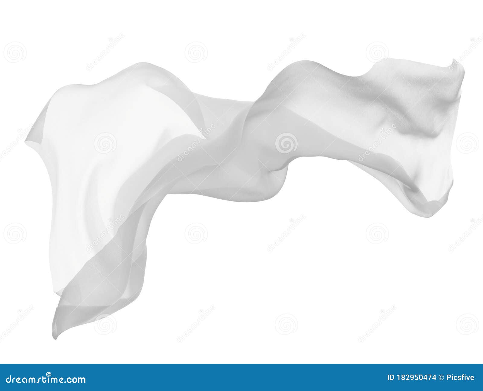 White Cloth Fabric Textile Wind Stock Photo - Image of flutter, fabric ...