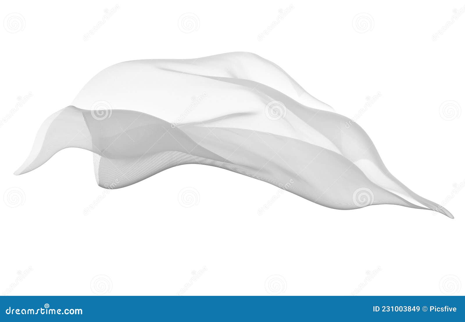 White Cloth Fabric Textile Wind Stock Image - Image of abstract, form ...