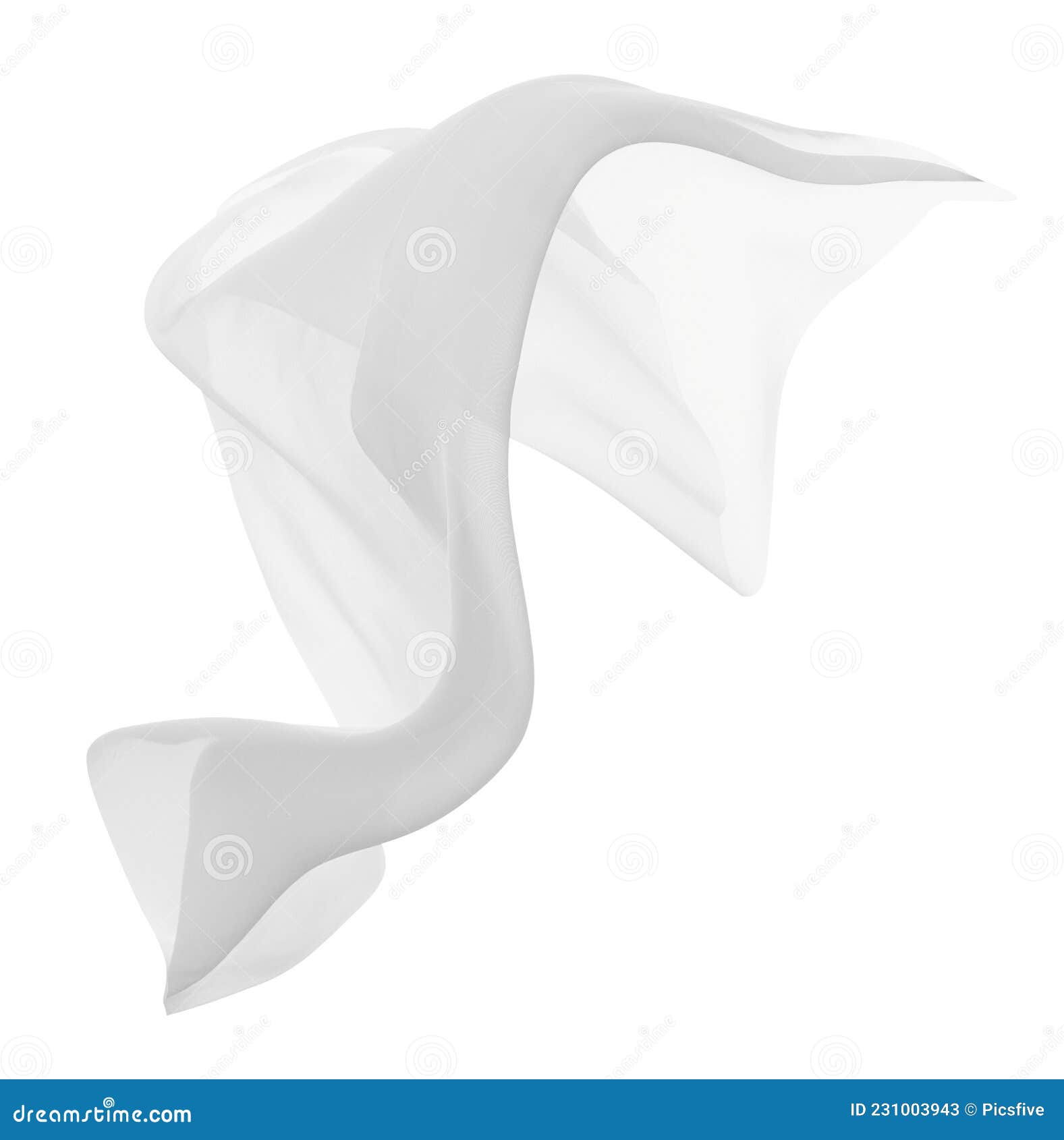 White Cloth Fabric Textile Wind Stock Image - Image of material, silk ...