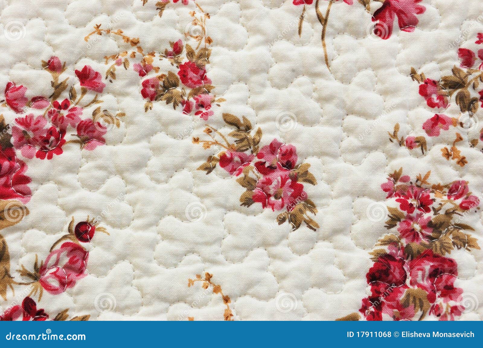 White Cloth with Pattern of Flowers Stock Photo - Image of color, style ...