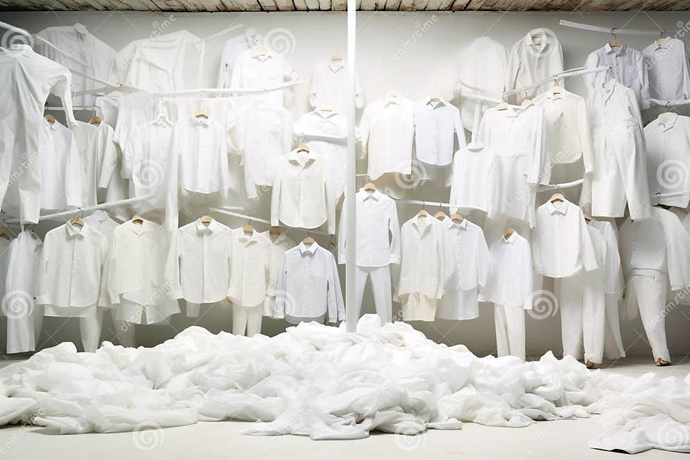 White Clothes, Concept of Cleanliness Stock Image - Image of clothing ...