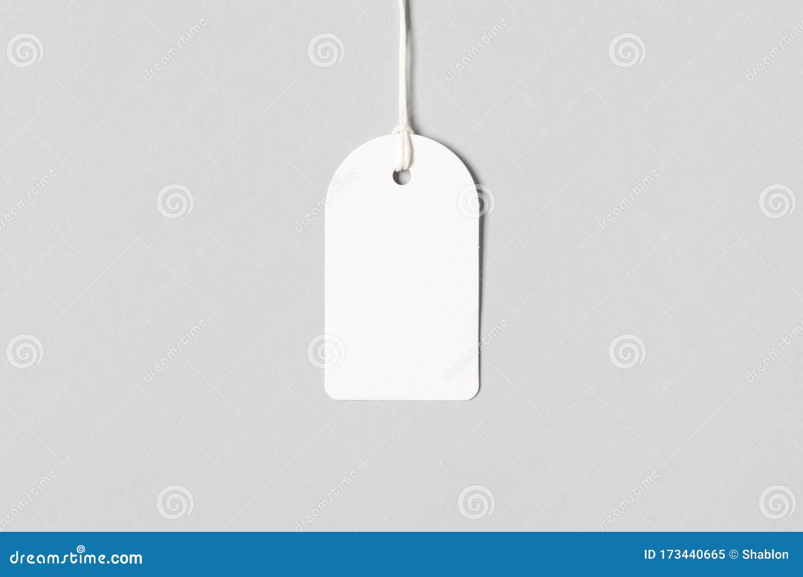 White Clothing Tag, Gift Tag Mockup Stock Image - Image of festive ...