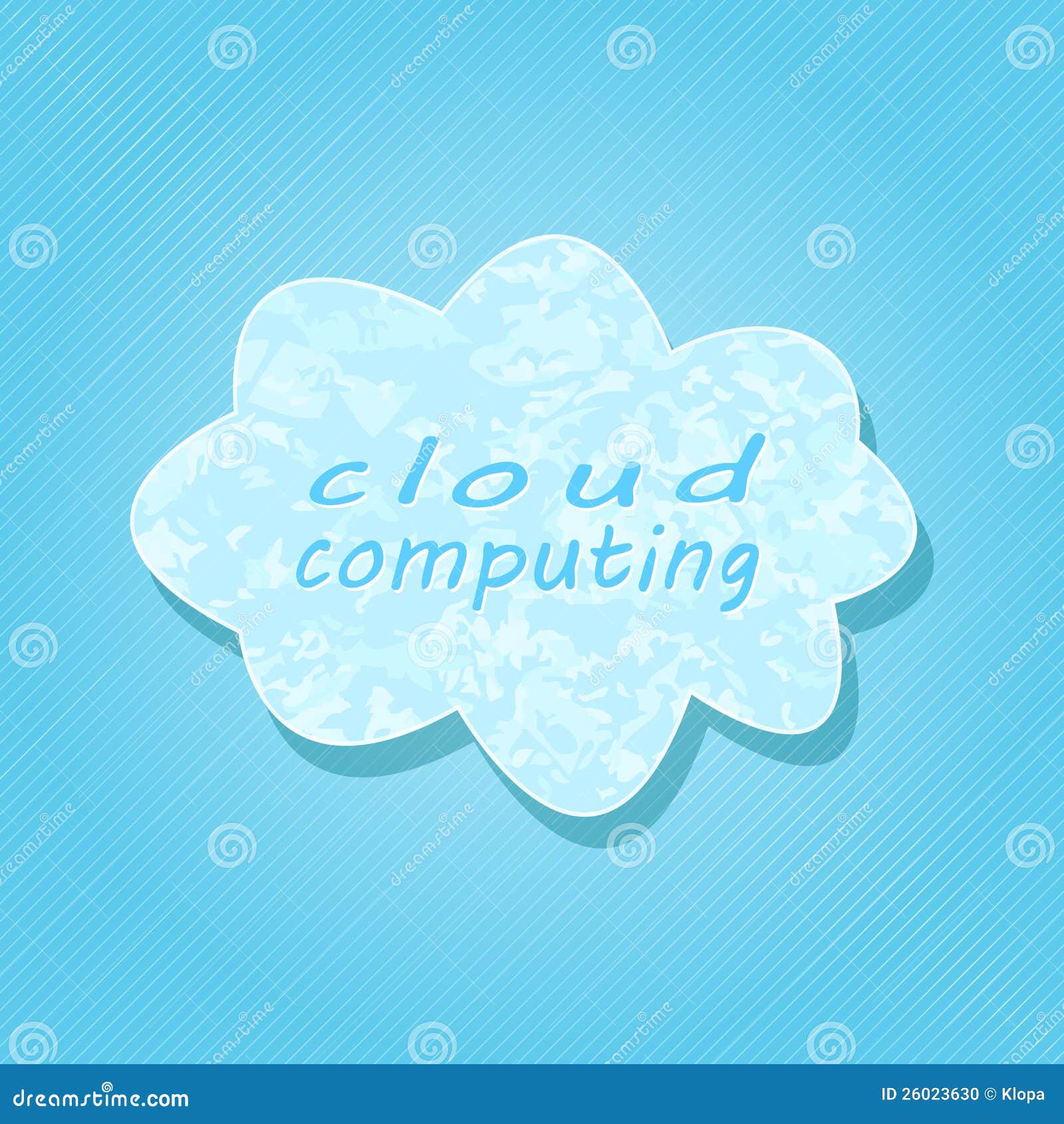 White Cloud Computing Concept Stock Vector - Illustration of science ...