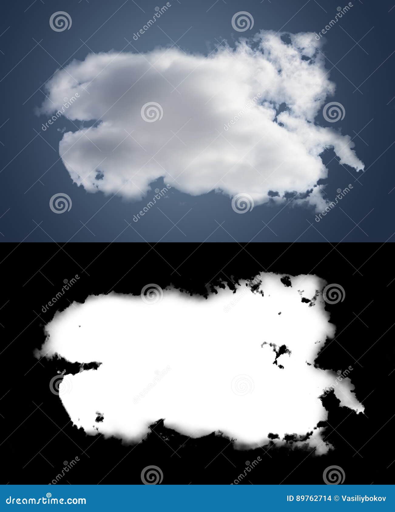 White cloud cut-out mask stock photo. Image of fragments - 89762714