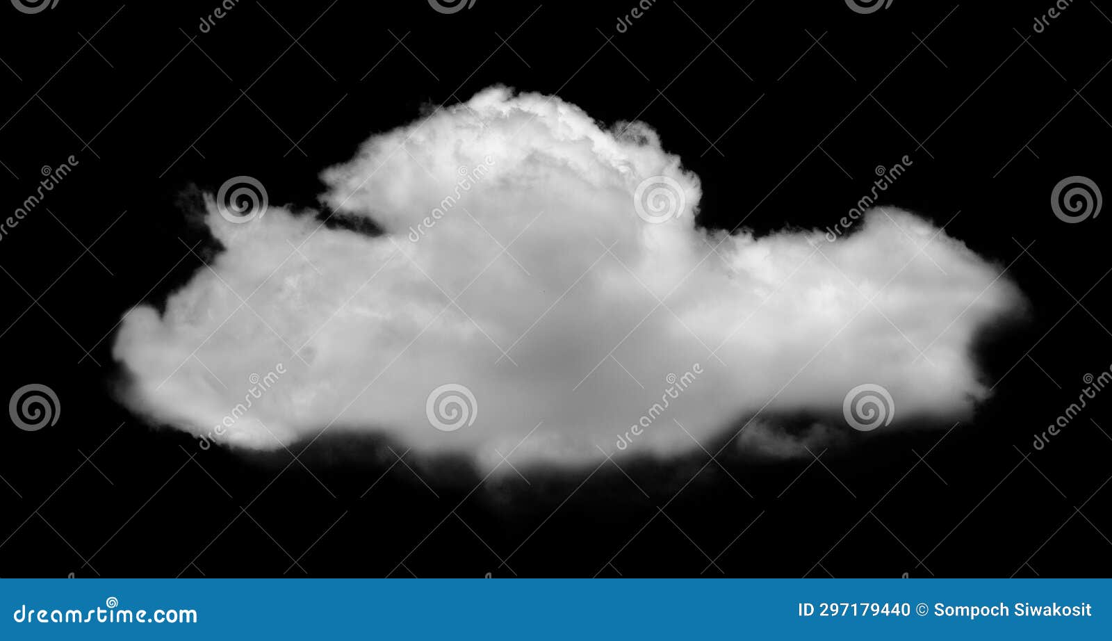 White Cloud Cutout on the Background and Texture Stock Photo - Image of ...