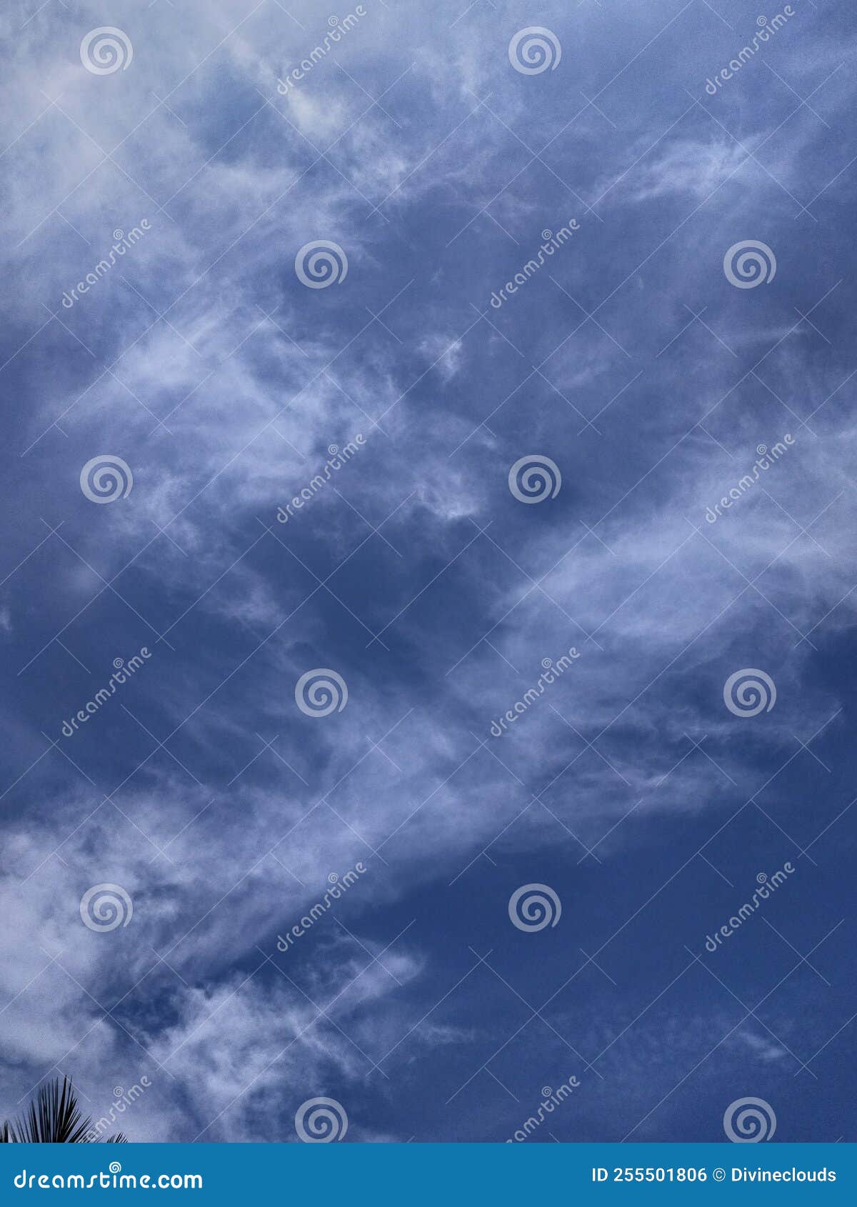Strange Clouds Visible in the Sunny Daylight Stock Photo - Image of ...