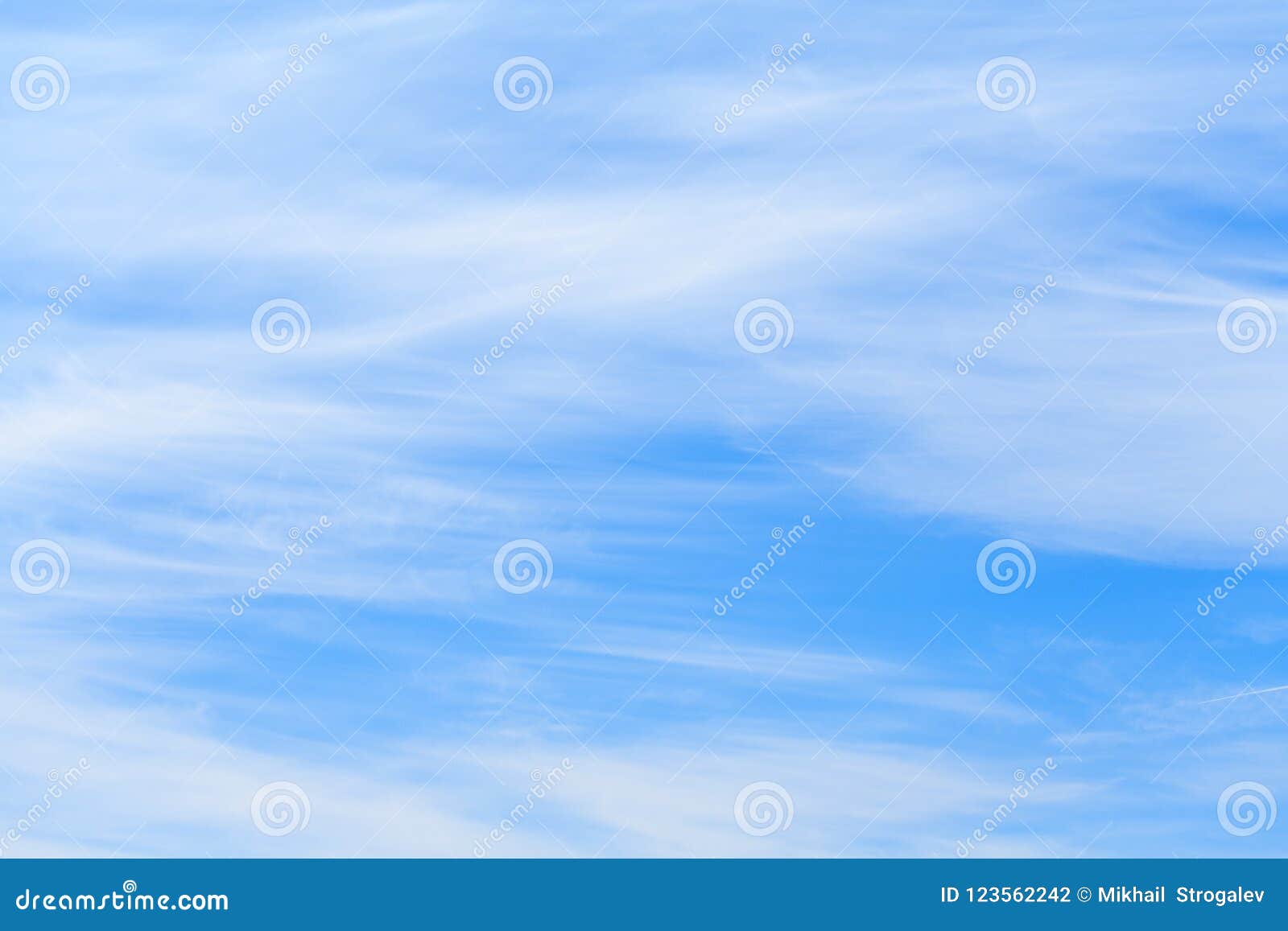 White clouds in azure sky stock photo. Image of abstract - 123562242