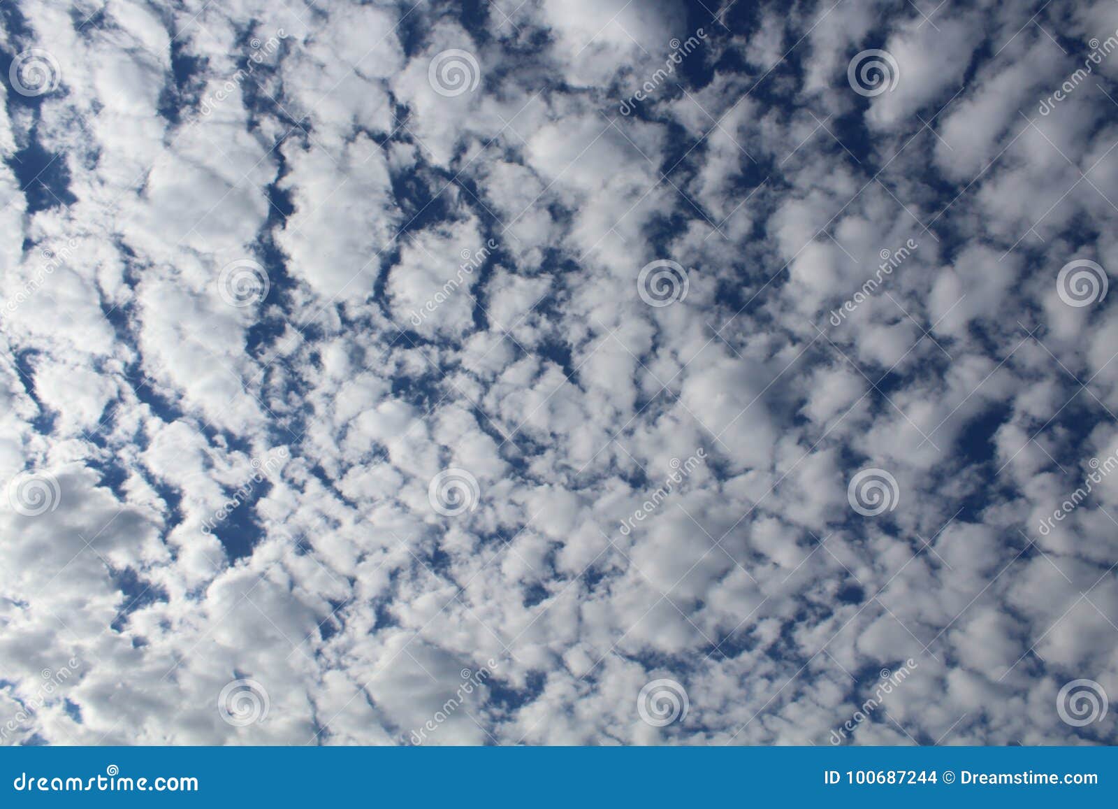White Clouds with Blue Sky Pattern/Background Stock Photo - Image of ...