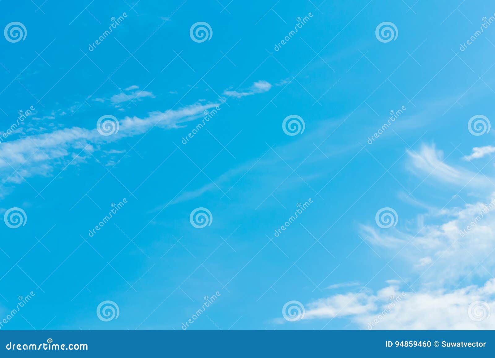 White Clouds Clear Day stock photo. Image of cloud, color - 94859460