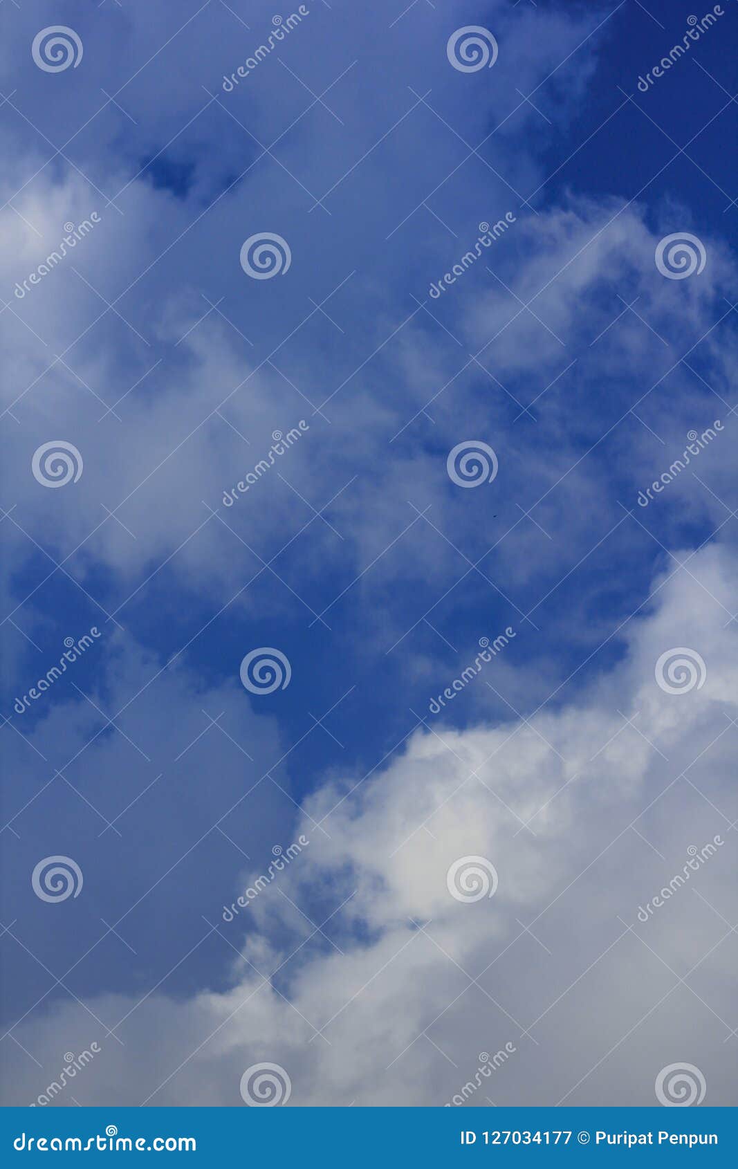 Clouds on Different Shapes in the Sky. Stock Image - Image of large ...