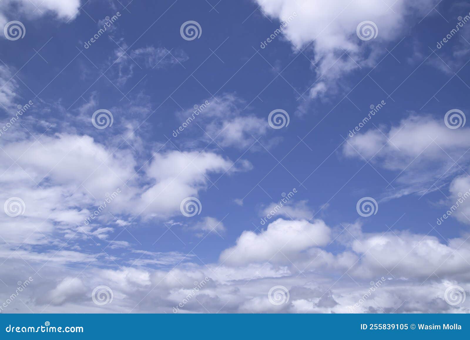 White Cloudy Blue Sky Natural View Stock Image - Image of skylight ...