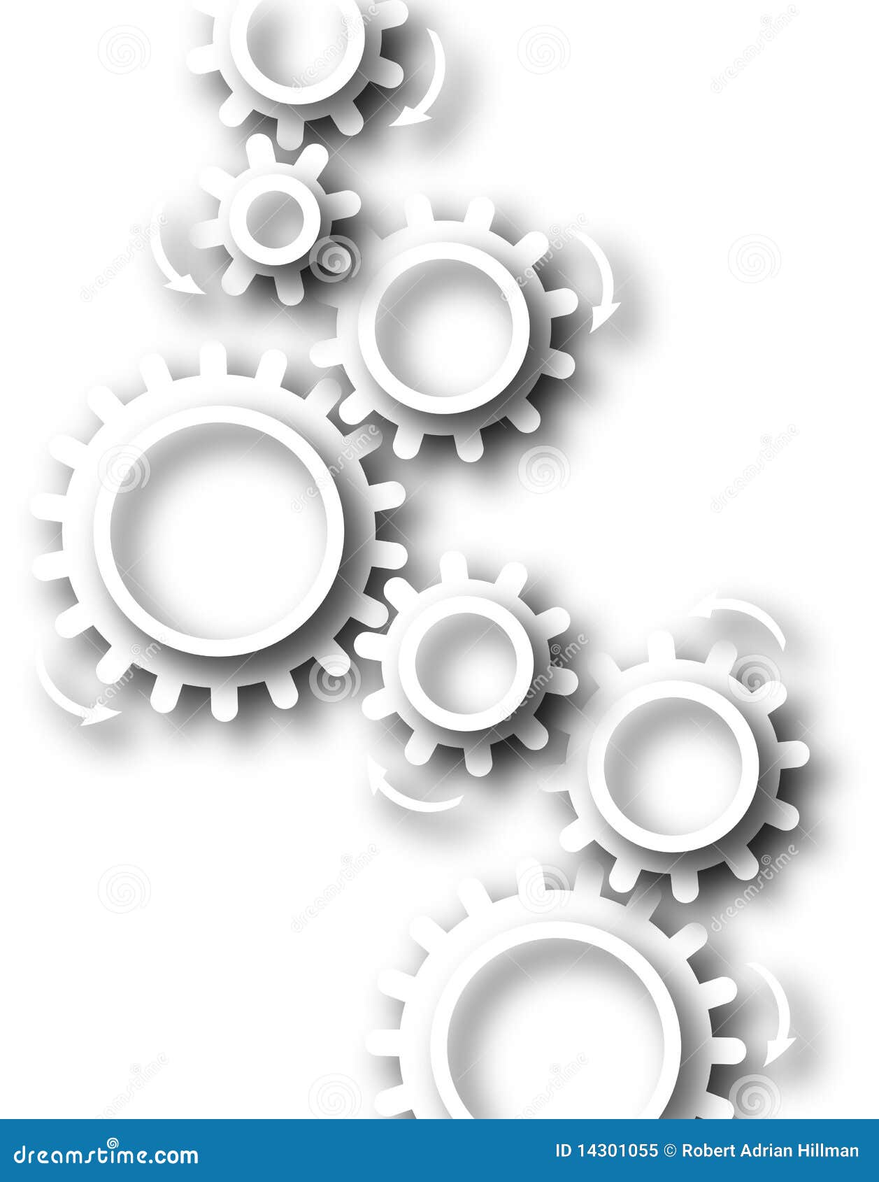 White cog wheels stock illustration. Illustration of wallpaper - 14301055