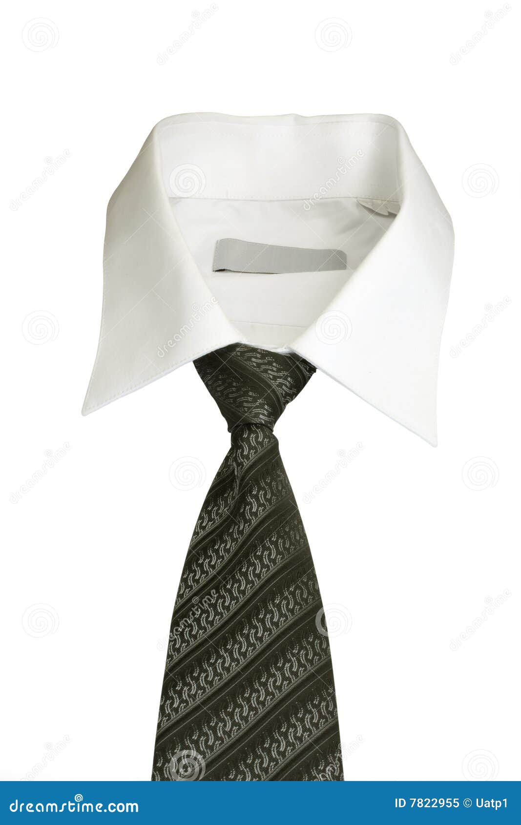White collar stock image. Image of knot, textile, success - 7822955
