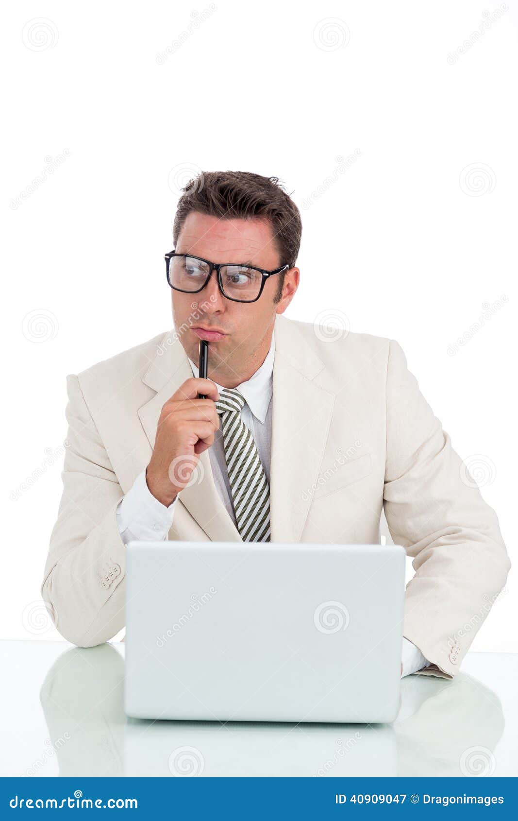 White-collar stock image. Image of expression, eyewear - 40909047