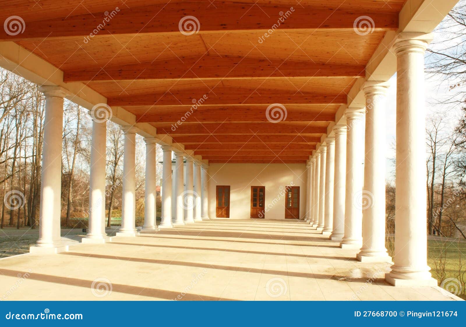 White colonnade stock photo. Image of culture, public - 27668700