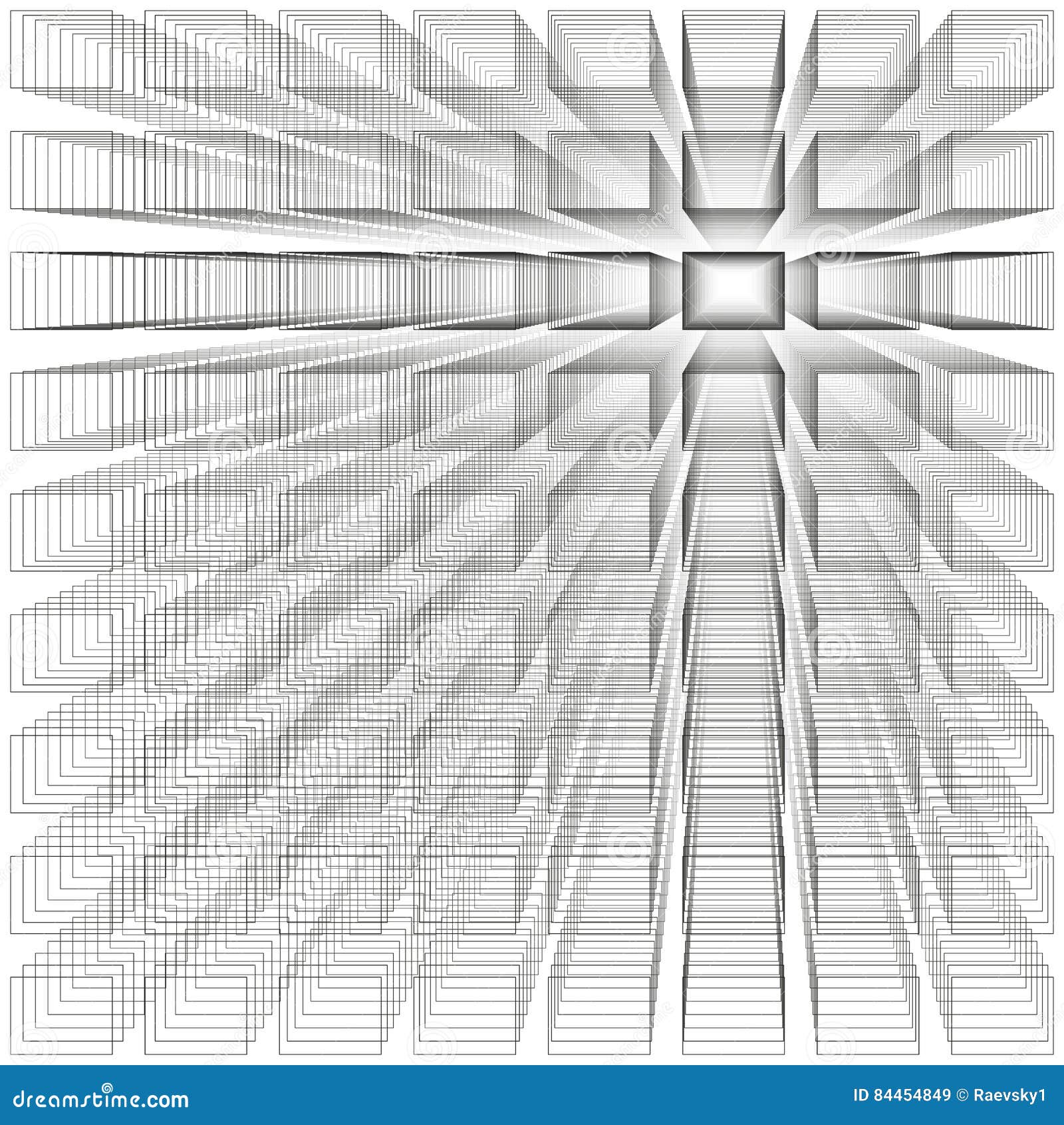 White Color Abstract Infinity Background, 3d Structure with Gray ...