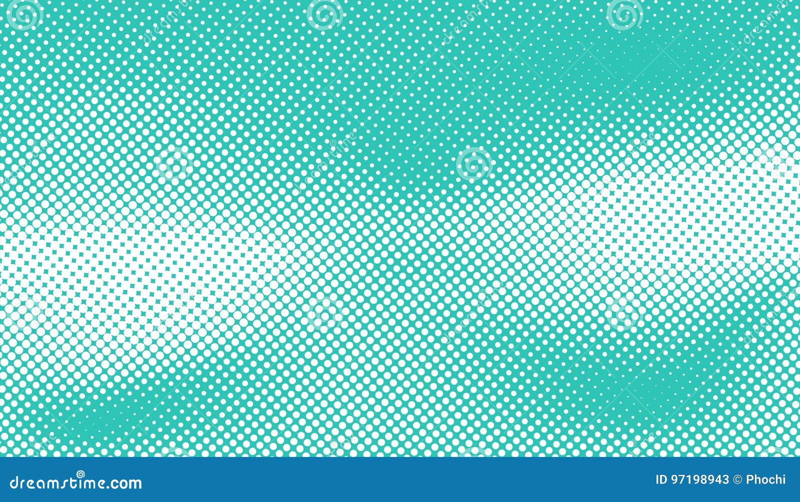 White Color Halftone Design Abstract Curve Shape Vector on Green Stock ...