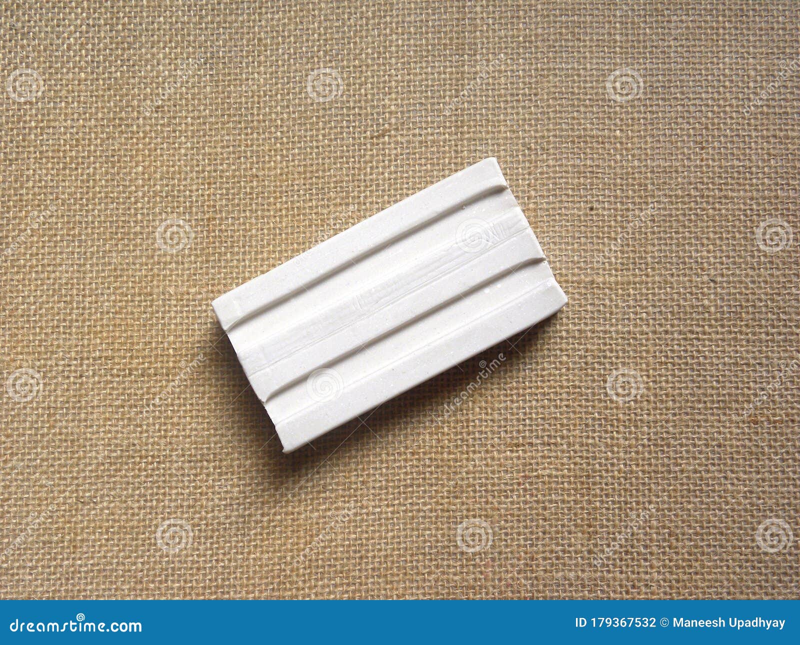 White Color Laundry Detergent Soap Bar Stock Photo - Image of household ...