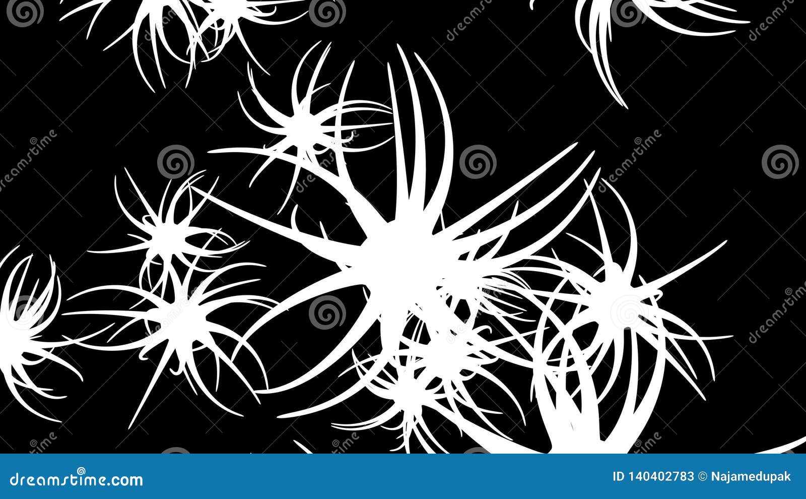 White Color Neuron Cells Network Structure Modulation Stock Video ...